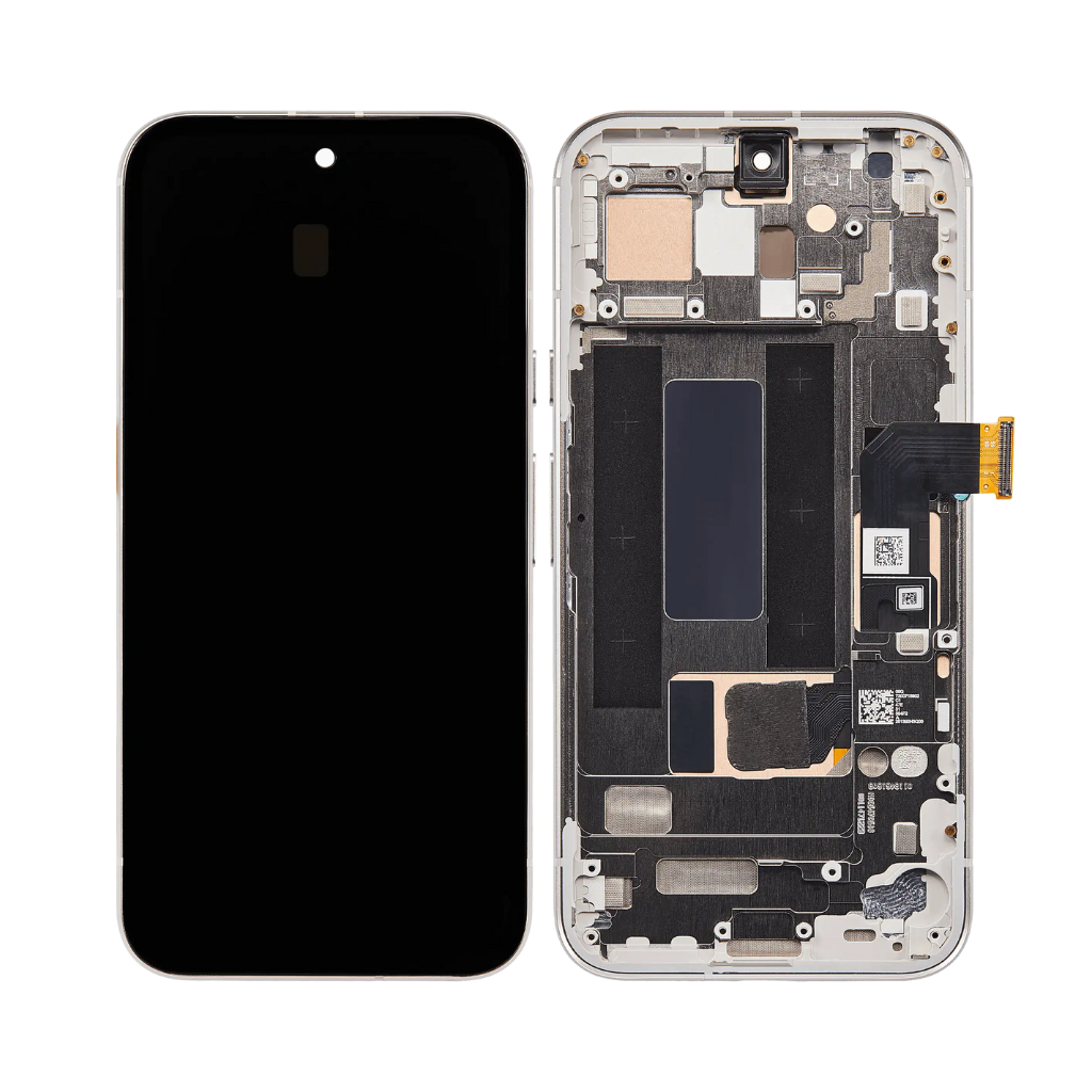 Google Pixel 8a OLED Assembly (Glass Change) - Original with Frame - P