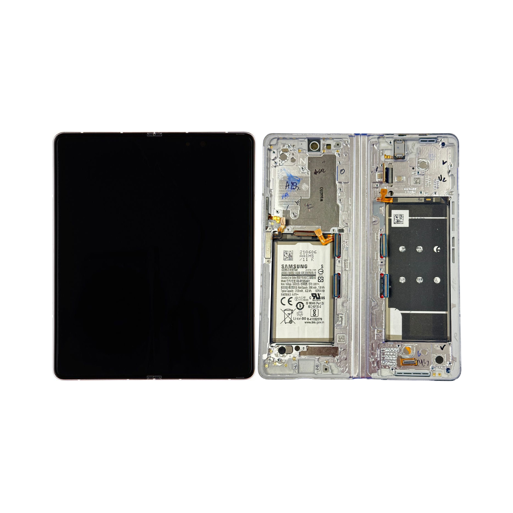 Samsung Galaxy Z Fold 3 - OLED Screen Assembly with Frame Phantom Silv