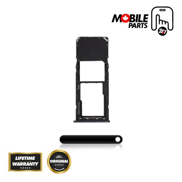 Samsung Galaxy A20 Single Sim Tray - Original (Black)