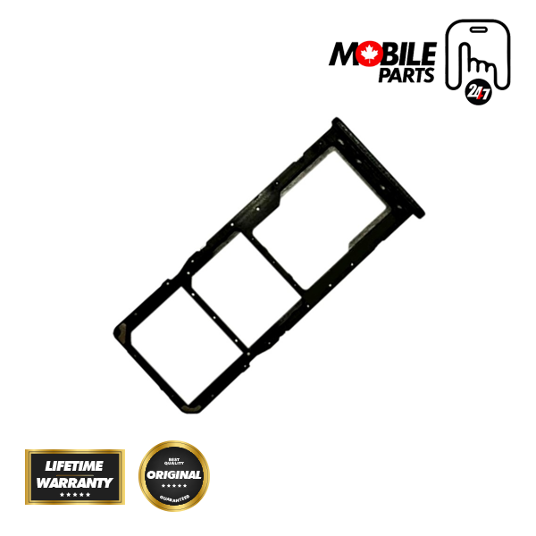 Samsung Galaxy A20s Dual Sim Tray - Original (Black)