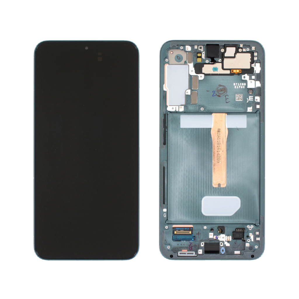 Samsung Galaxy S22 5G - OLED Screen Assembly with Frame Green (Service