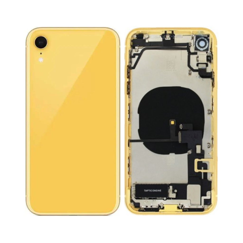 OEM Pulled iPhone XR Housing (A Grade) with Small Parts Installed - Ye